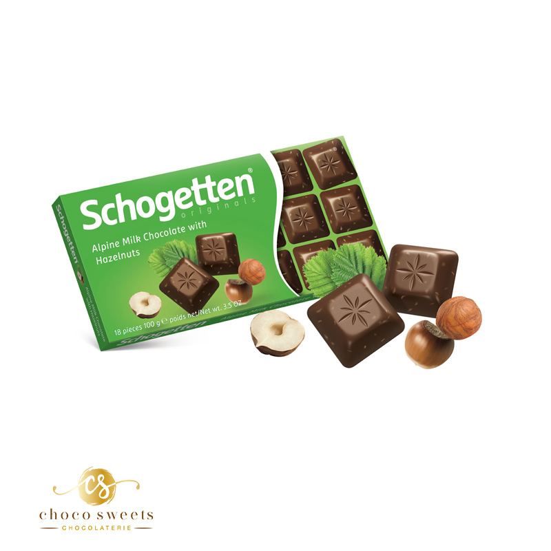 schogetten praline alpine noisette 100g - premium german chocolate ...