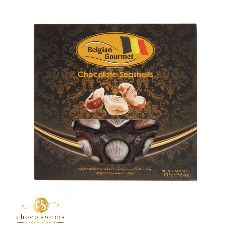 belgian gourmet chocolat seashells 195 g | Choco sweets