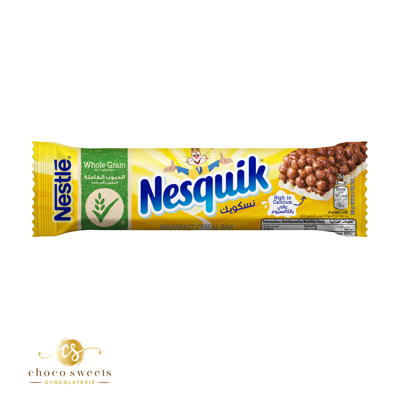 nestle nesquik chocolate cereal bar 25g | Choco sweets